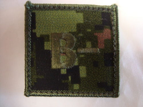 Canadian Blood type Patch Velcro Patch- Canadian Digital/CADPAT Pattern ...