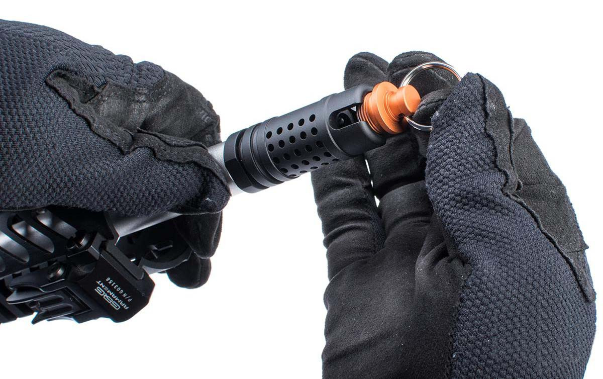 Matrix "PLUG" Muzzle Protection Keychain + 14mm Flash Hider Set (14mm ...