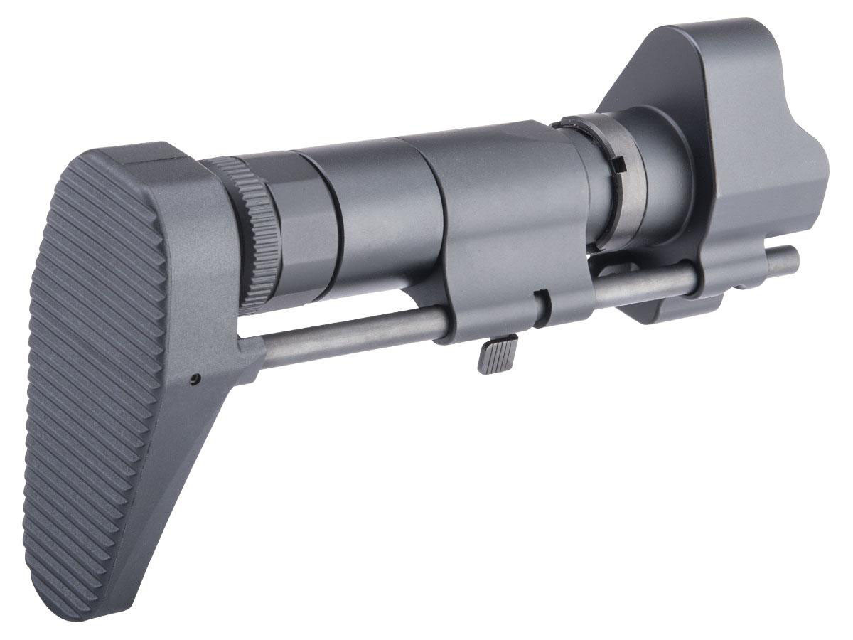 Matrix Adjustable PDW Style Stock for MP5K Airsoft AEG Submachine Guns ...