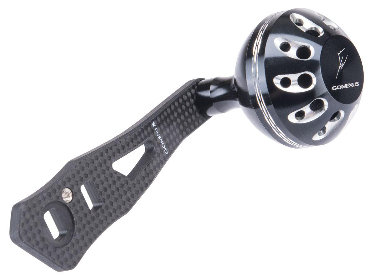Gomexus Carbon Reel Handle w/ Round Power Knob for Baitcasting Reel ...