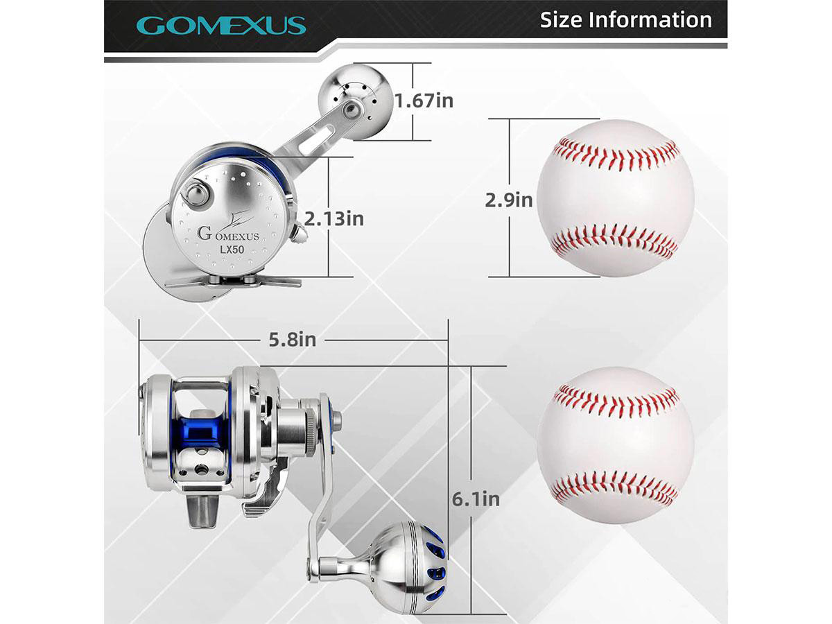 Gomexus LX50 Slow Jigging Reel - Hero Outdoors