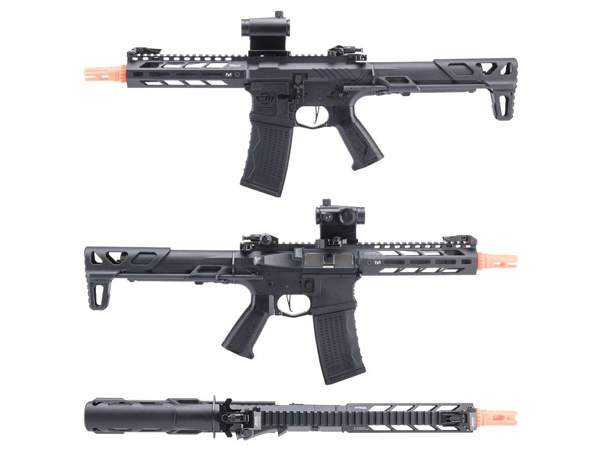 G&G Combat Machine CM16 SRS Airsoft M4 AEG Rifle w/ 7" M-LOK Rail ...