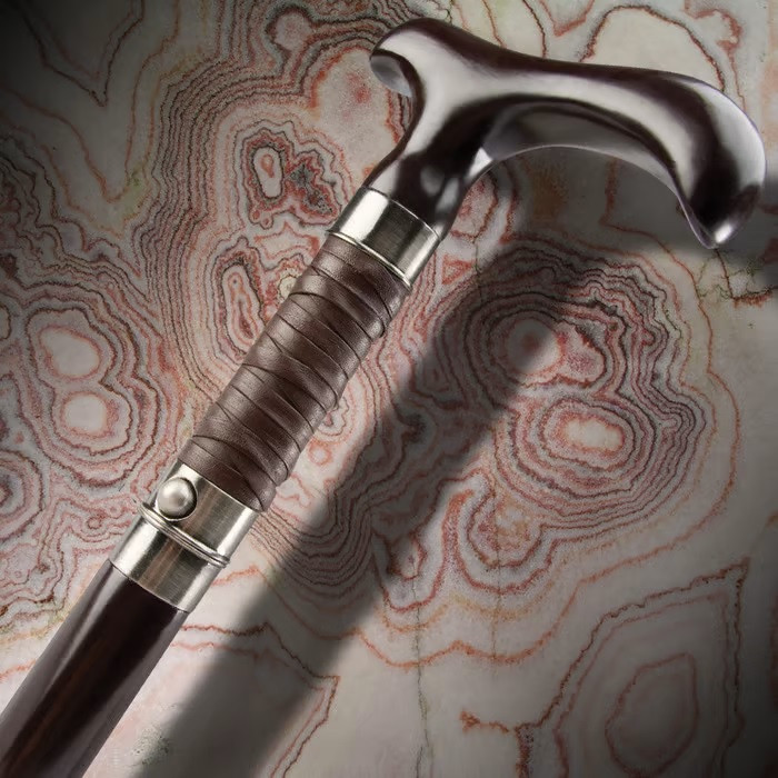 Shikoto Forged Gentlemans Sword Cane 1045 Carbon - Hero Outdoors