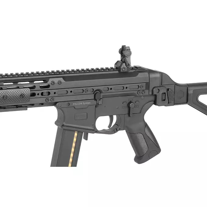 Double Eagle UTR45 Airsoft AEG SMG w/ M-Lok Handguard and Falcon ...