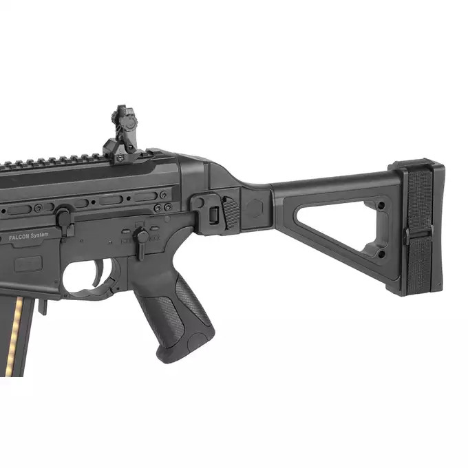 Double Eagle UTR45 Airsoft AEG SMG w/ M-Lok Handguard and Falcon ...