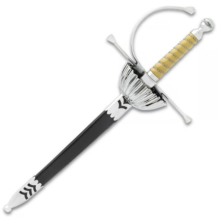 Legends In Steel Mini Queen's Rapier & Scabbard - Hero Outdoors
