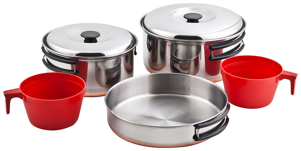 Chinook Ridgeline Stainless Steel Duo Cookset - Hero Outdoors