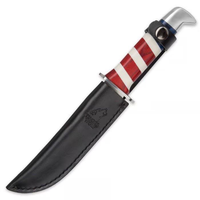 Timber Wolf Independence Fixed Blade Knife - Hero Outdoors