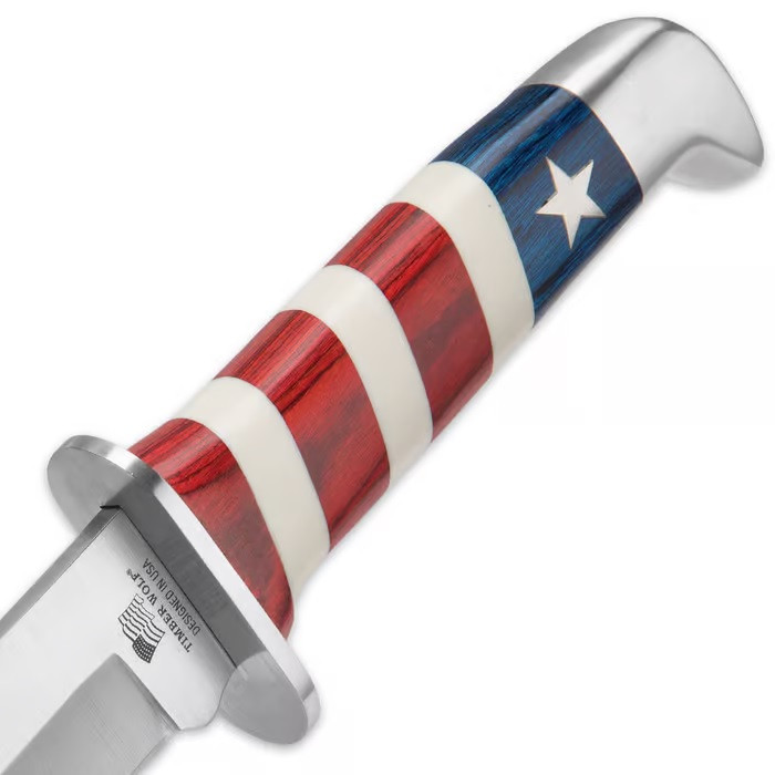 Timber Wolf Independence Fixed Blade Knife - Hero Outdoors