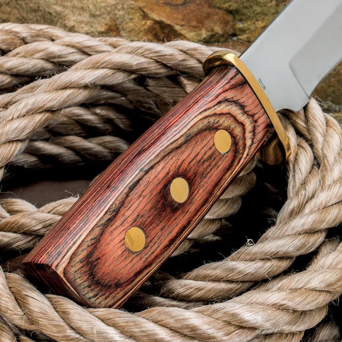 Timber Rattler Wise Oak Bowie Knife - Hero Outdoors