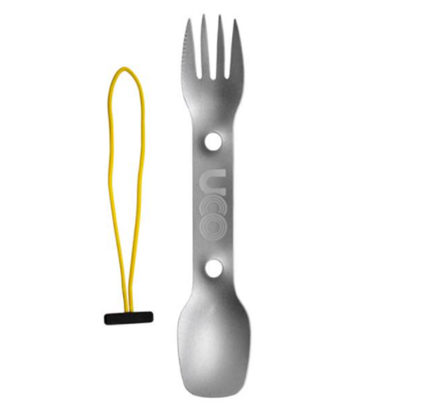 Titanium Utility Spork with Tether - Hero Outdoors