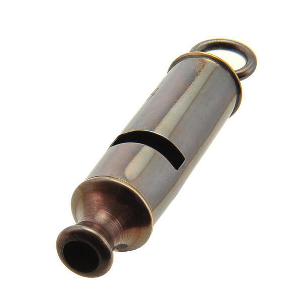 US WW1 Aged Brass Trench Whistle Dated 1918 - Hero Outdoors