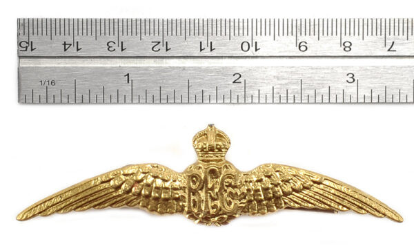 British WW1 Royal Flying Corps RFC Pilots Wings Metal - Hero Outdoors