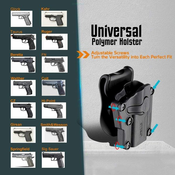 Holster - Cytac Universal Low Ride Holster-BLK - Hero Outdoors