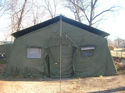U.S. Armed Forces Temper Tent - 20'X32' Olive Drab - Hero Outdoors