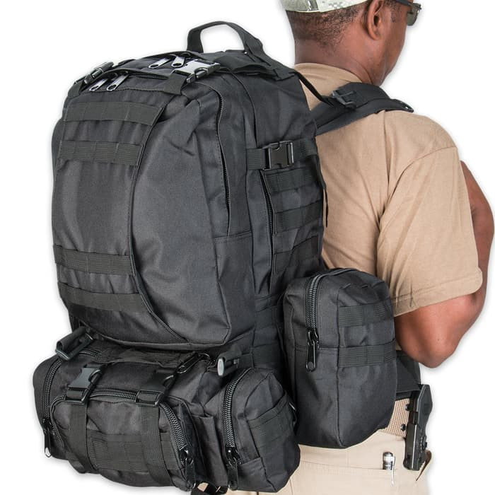 M48 OPS Gear Assault Pack Black - Hero Outdoors