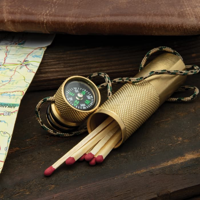 Brass Match Case - Hero Outdoors