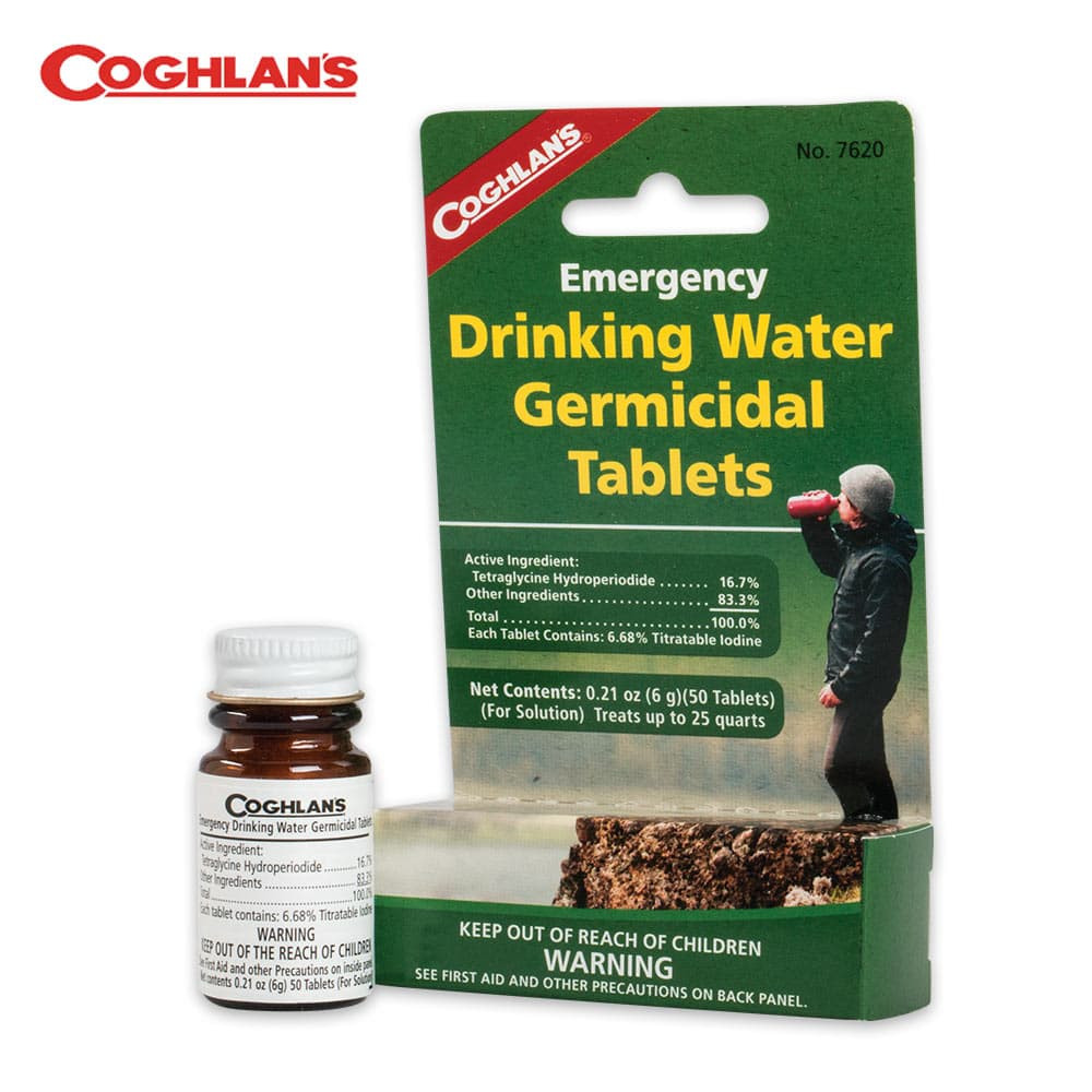 Coghlan’s Germicidal Drinking Water Tablets - Hero Outdoors