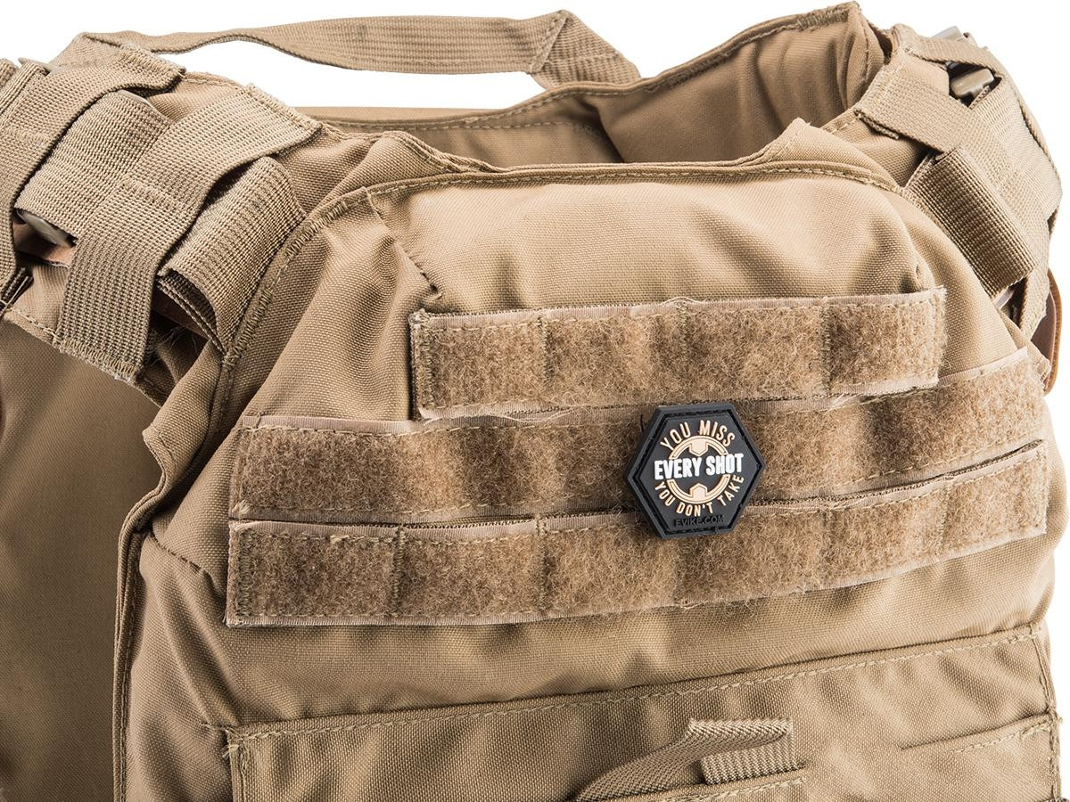 "Operator Profile PVC Hex Patch" (Style: Every Shot) - Hero Outdoors