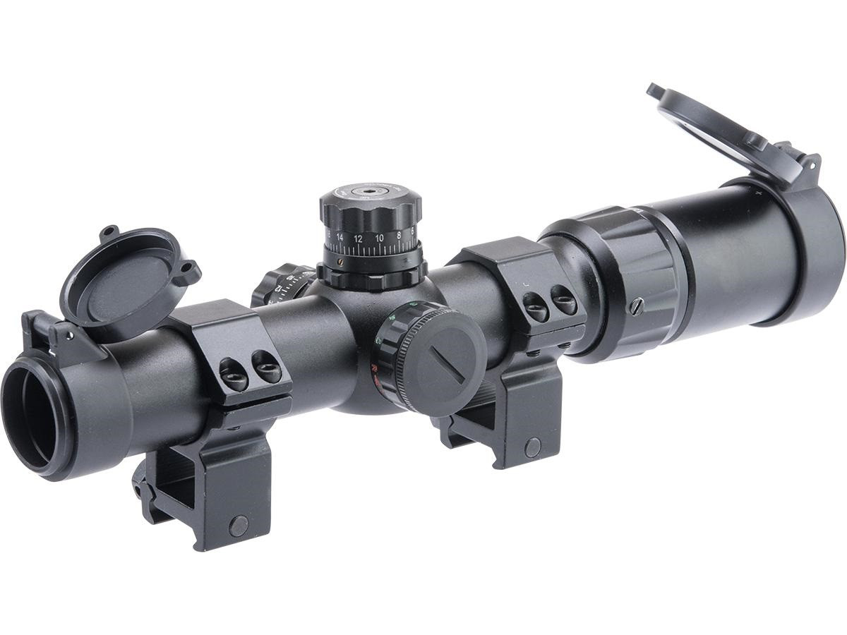 Matrix 1.5-6x24E Illuminated Red/Green Reticle Sniper Scope (Color ...
