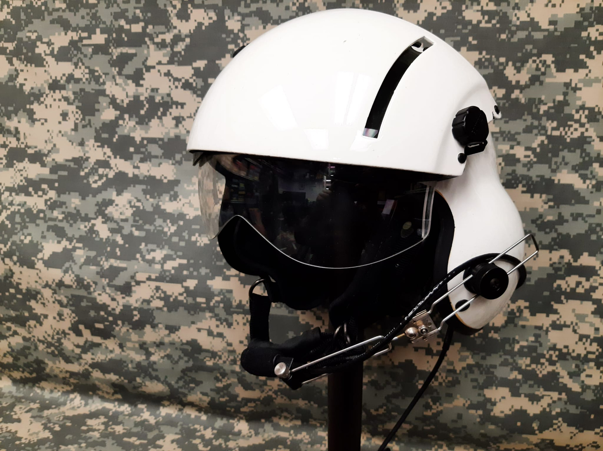 Gentex SPH-5 Dual Visor Helicopter Pilot Flight Helmet - Medium - Hero ...