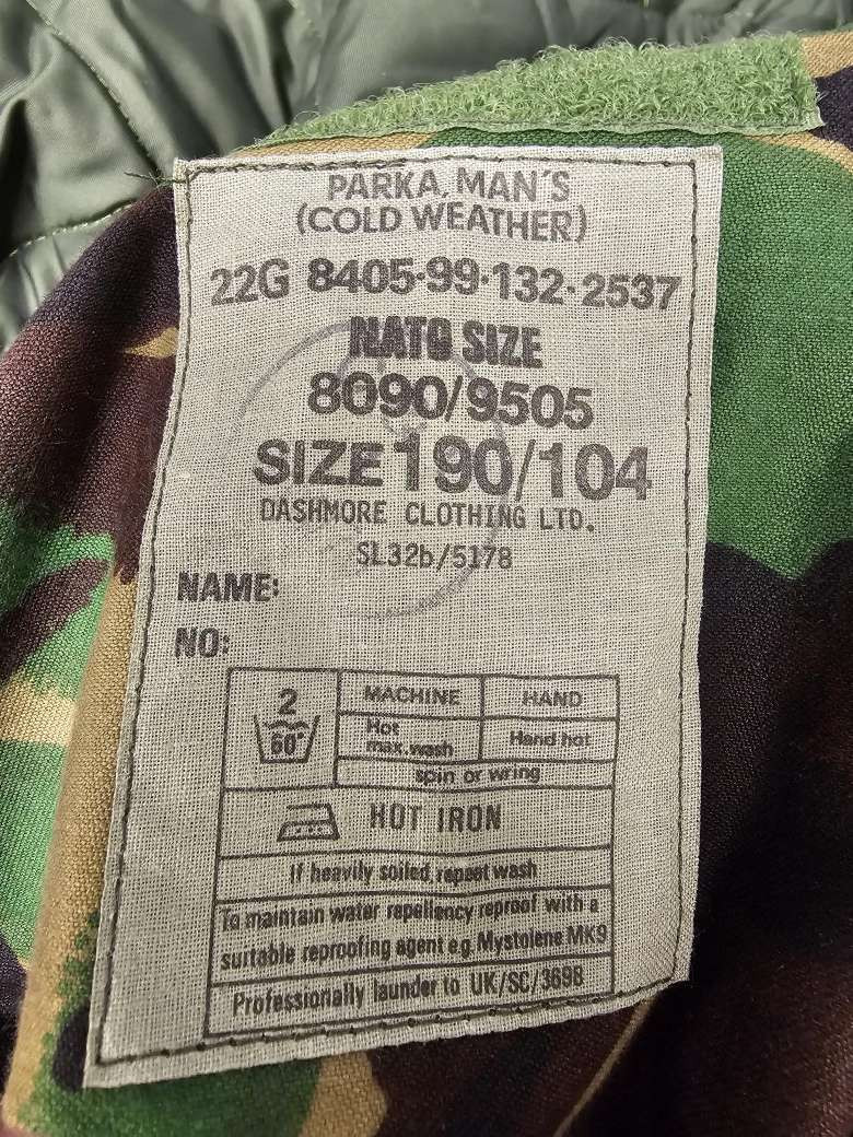 British Military Issue DPM Cold Weather Parka - New - 190/104 - Hero ...