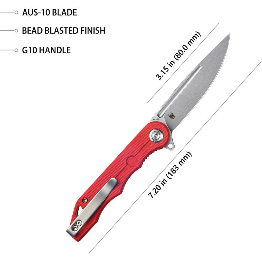 Mizo Linerlock Red