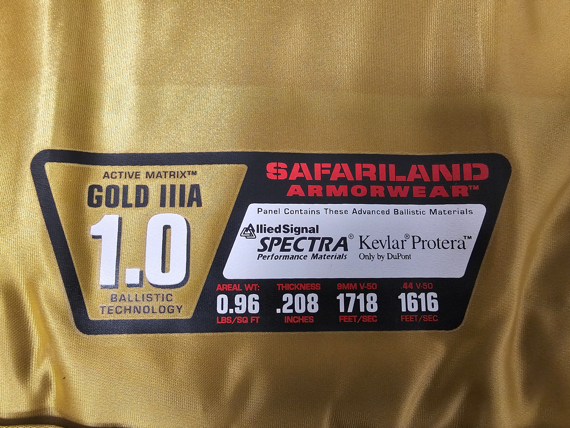 Safariland Gold IIIA 1.0 Body Armor and Vest - Hero Outdoors