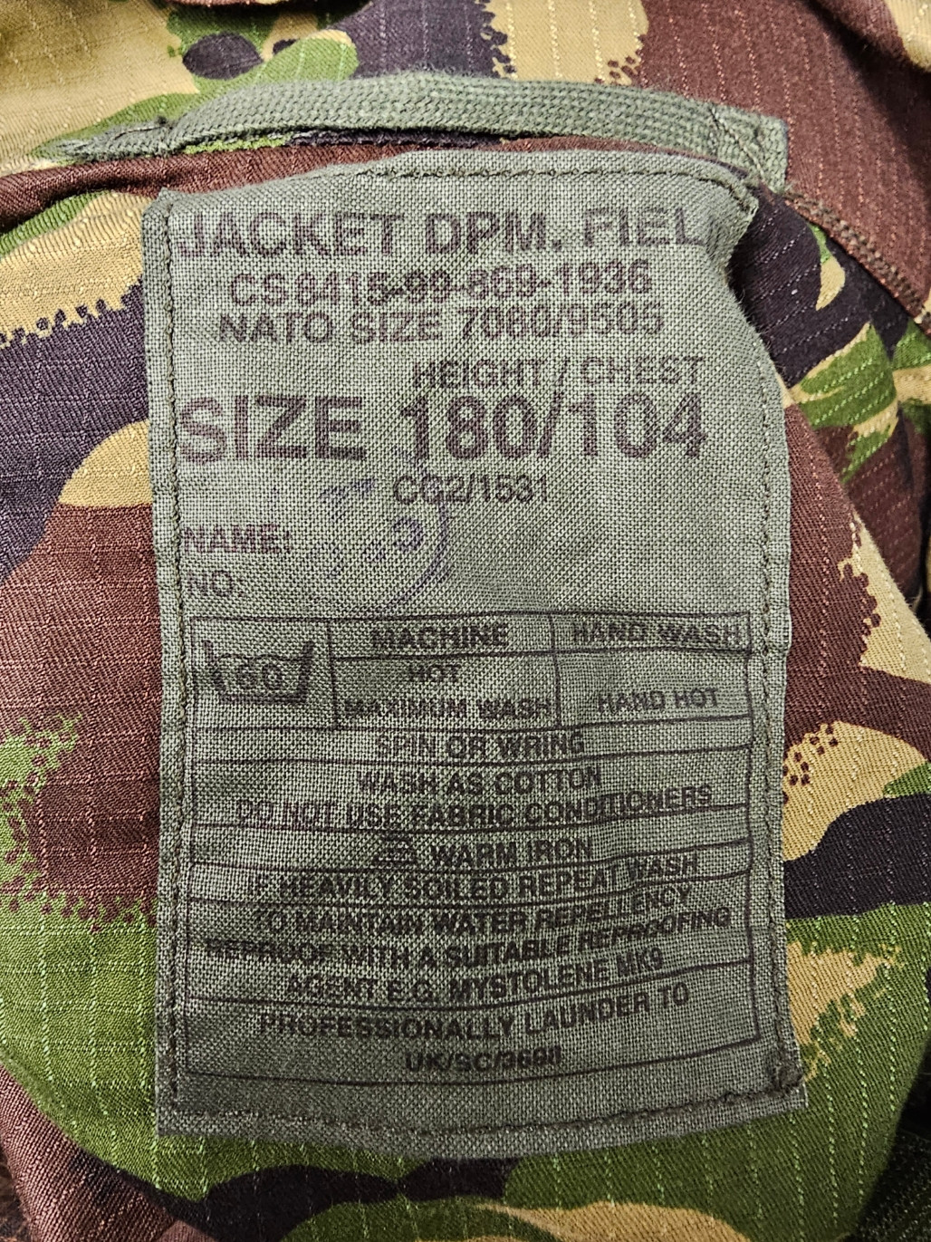 British Armed Forces DPM Rip-Stop Field Jacket - Hero Outdoors