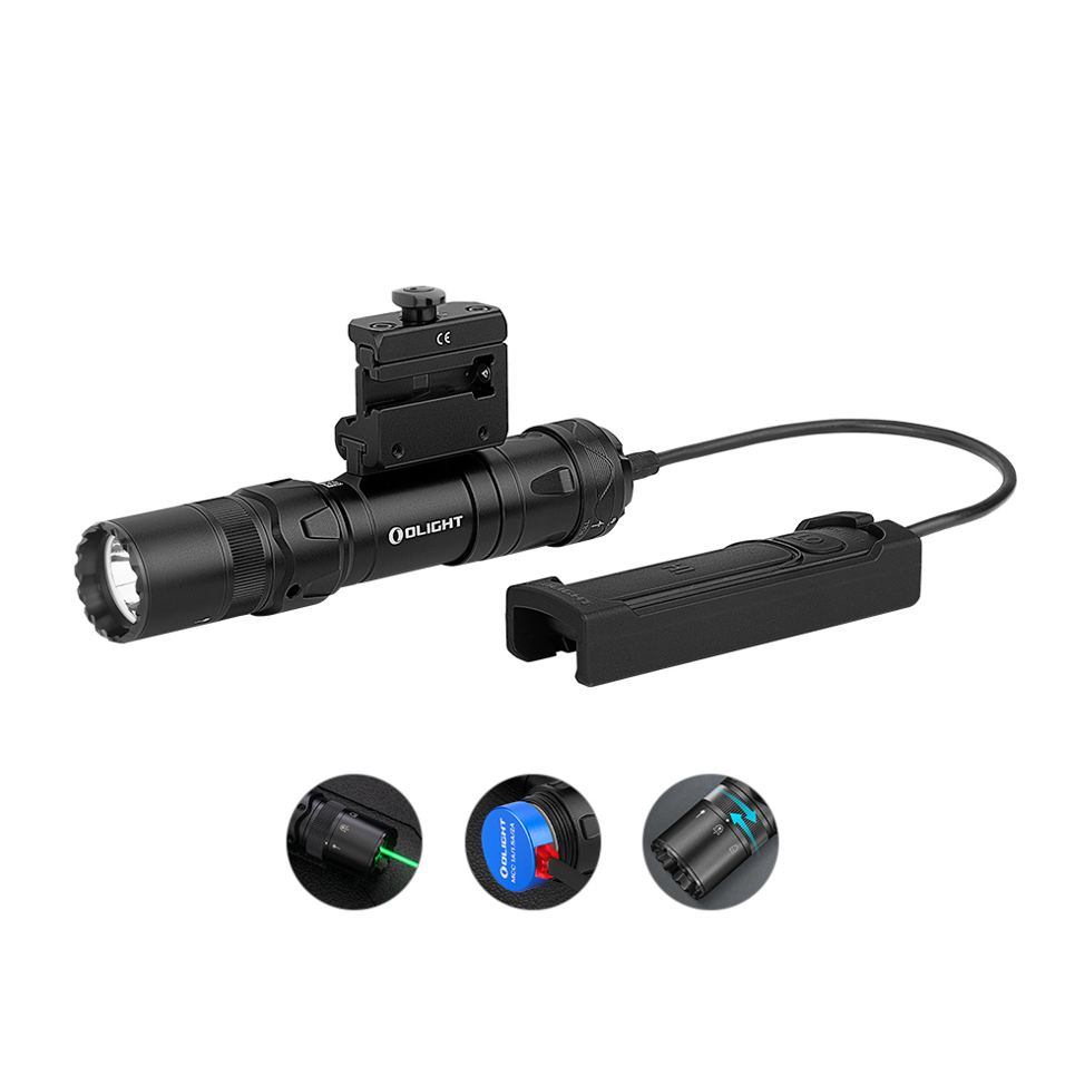 Olight Odin GL Mini Rail Mounted Tactical Flashlight - Hero Outdoors