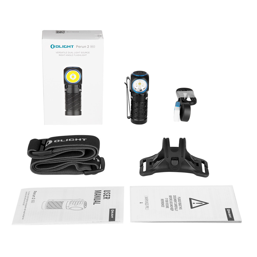 Olight Perun 2 Mini LED Rechargeable Headlamp - Black Neutral White ...