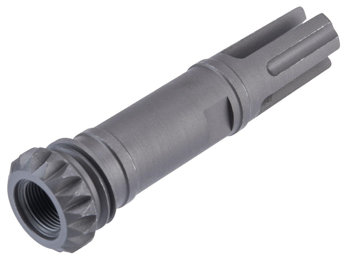 MATRIX MK17 SCAR-H Type Steel Flash Hider - 14mm Negative