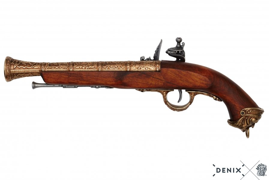 Denix Flintlock Pirate Pistol Italy 18th Century - Hero Outdoors