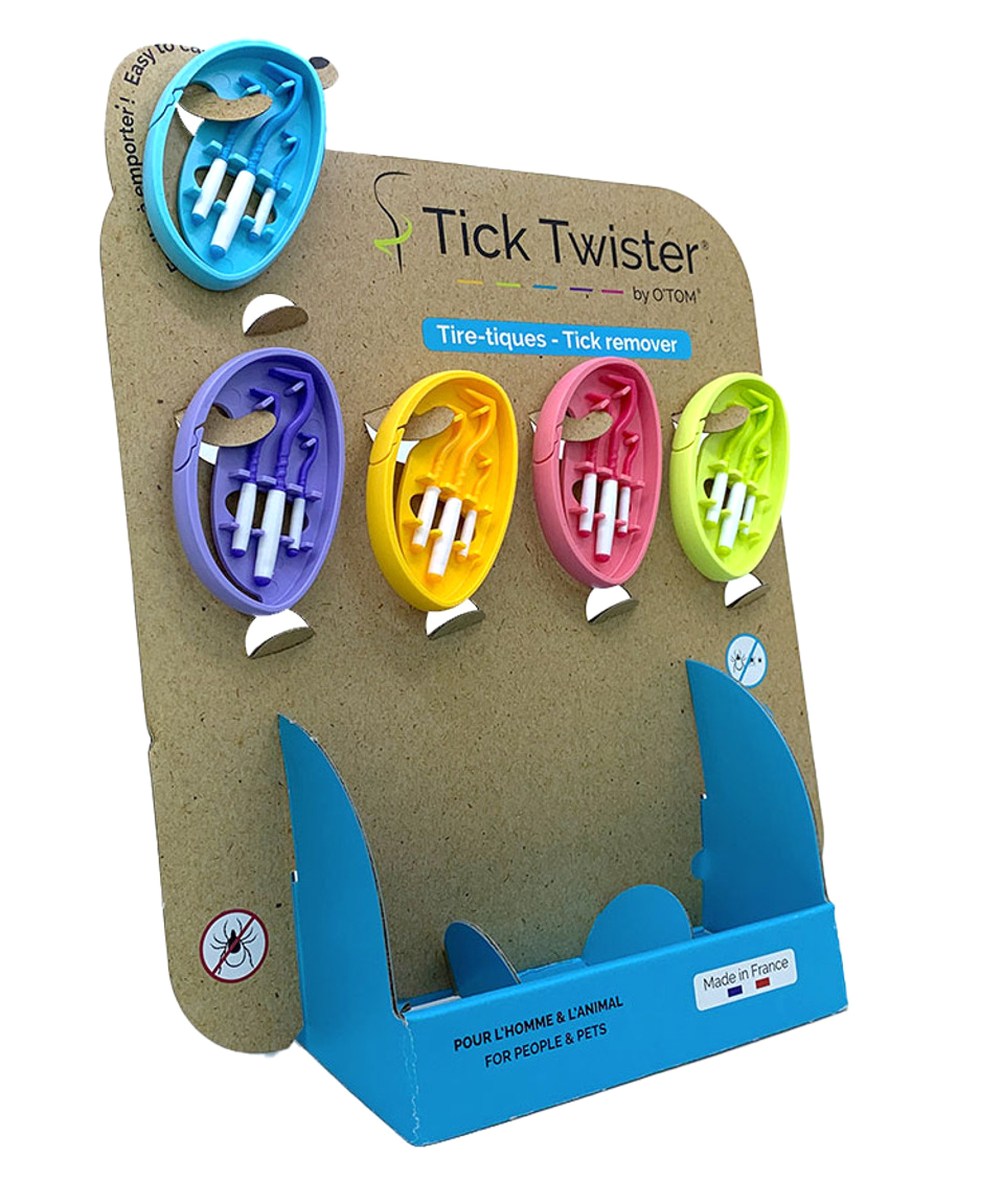3 Tick Twisters w/ Belt Clip - 20pk Counter Display - Hero Outdoors