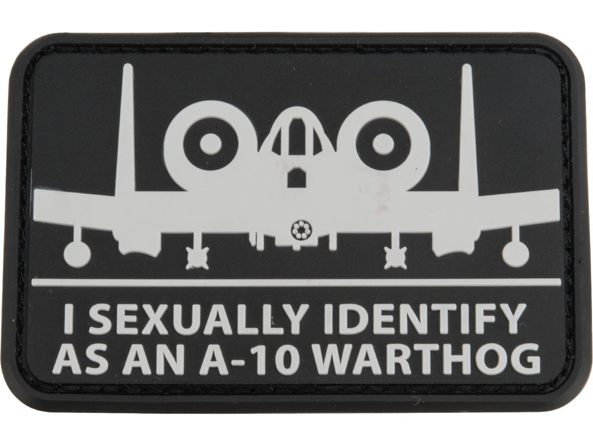MIL-SPEC MONKEY "A10Sexual" PVC Morale Patch