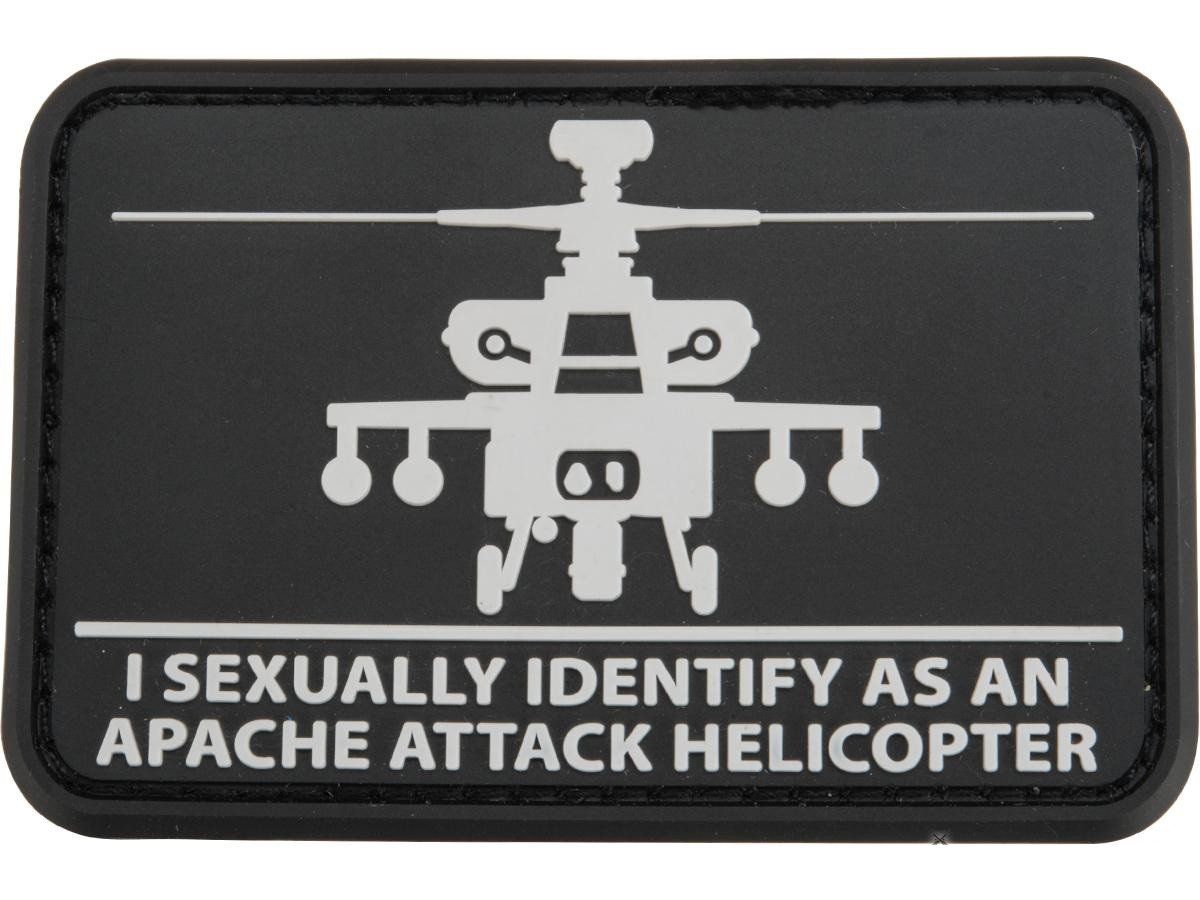 MIL-SPEC Monkey "Helisexual" PVC Morale Patch