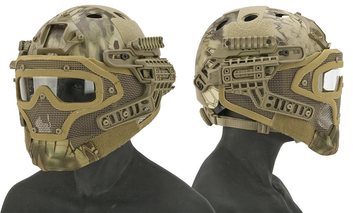 MATRIX Legionnaire Full Head Coverage Helmet / Mask / Goggle Protective ...