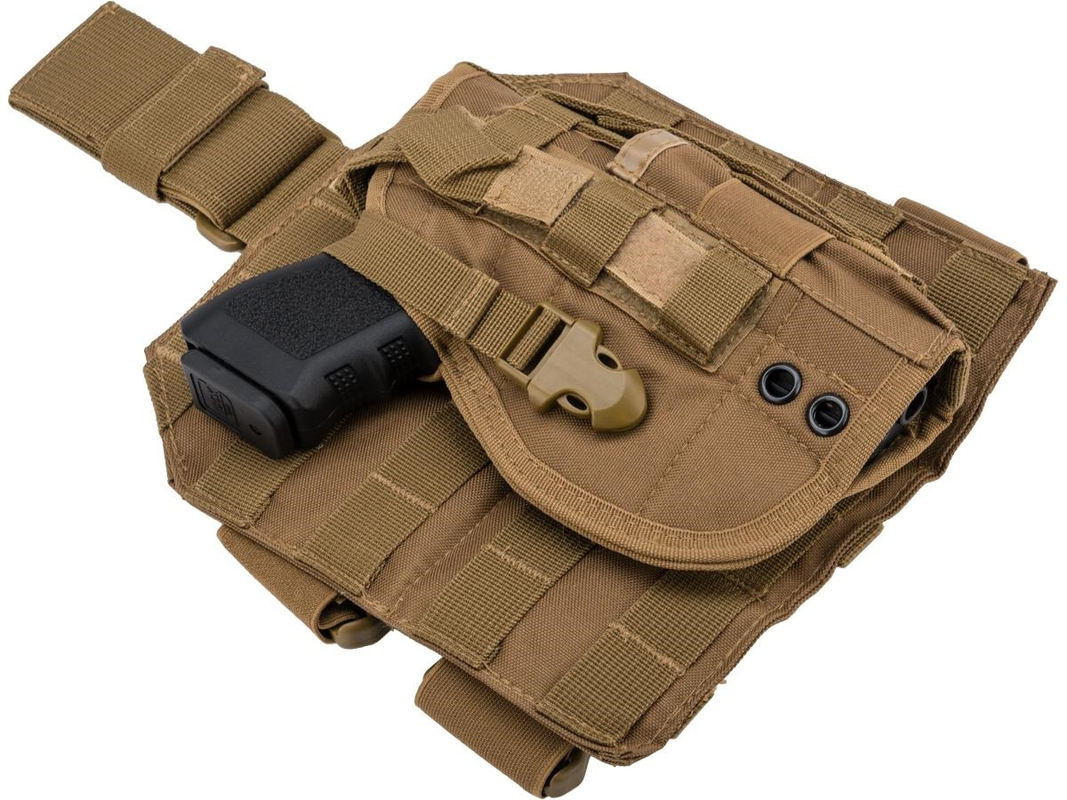MATRIX Tactical Dropleg MOLLE Panel w/ Universal MOLLE Holster