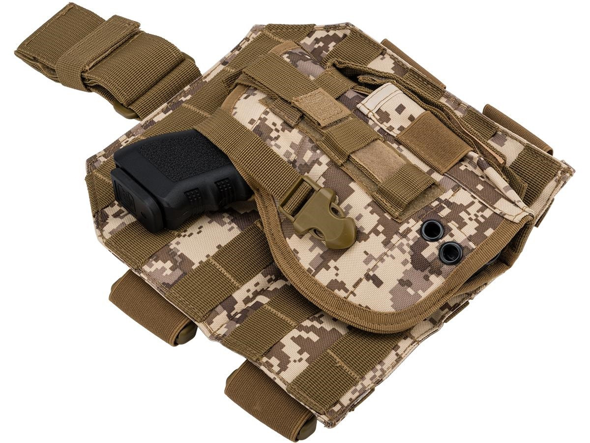 MATRIX Tactical Dropleg MOLLE Panel w/ Universal MOLLE Holster
