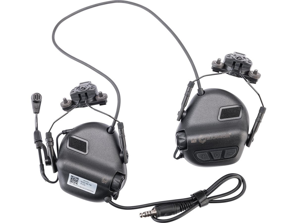 EARMOR M32H PLUS Tactical Communication Headset w/ Team Wendy Helmet ...