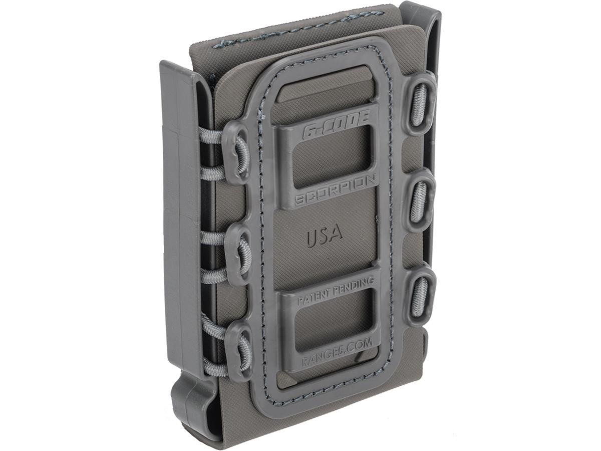 G-CODE Soft Shell Scorpion Rifle Magazine Carrier with R1 Molle Clips
