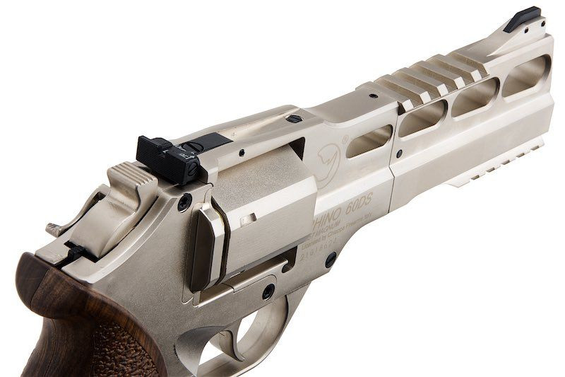 Chiappa Rhino 50DS .357 Magnum Style Airsoft Revolver - Silver