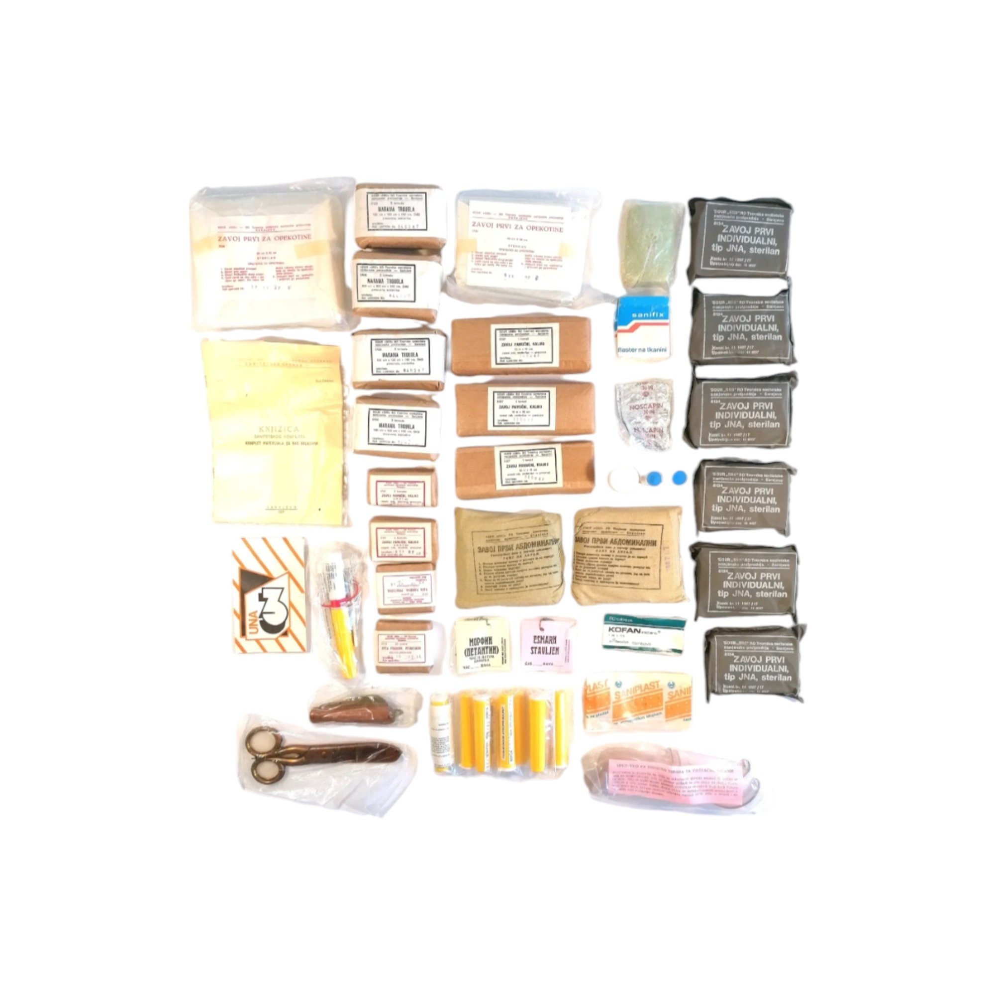 Yugoslav People's Army Un-Issued Combat Medic Med-Kit In Seal Packaging