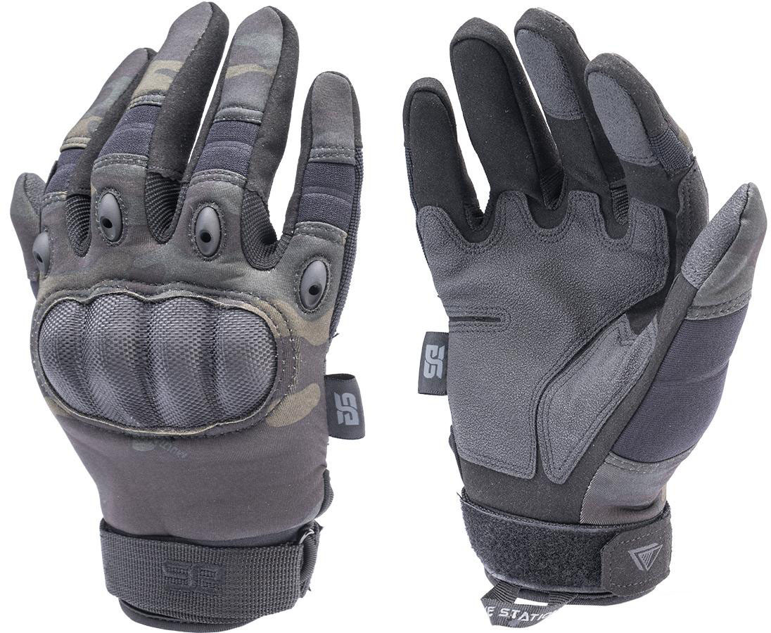 GLOVE STATION "The Combat" Hard Knuckle Full Finger Tactical Gloves