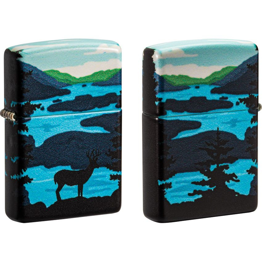 Zippo Deer Landscape Lighter