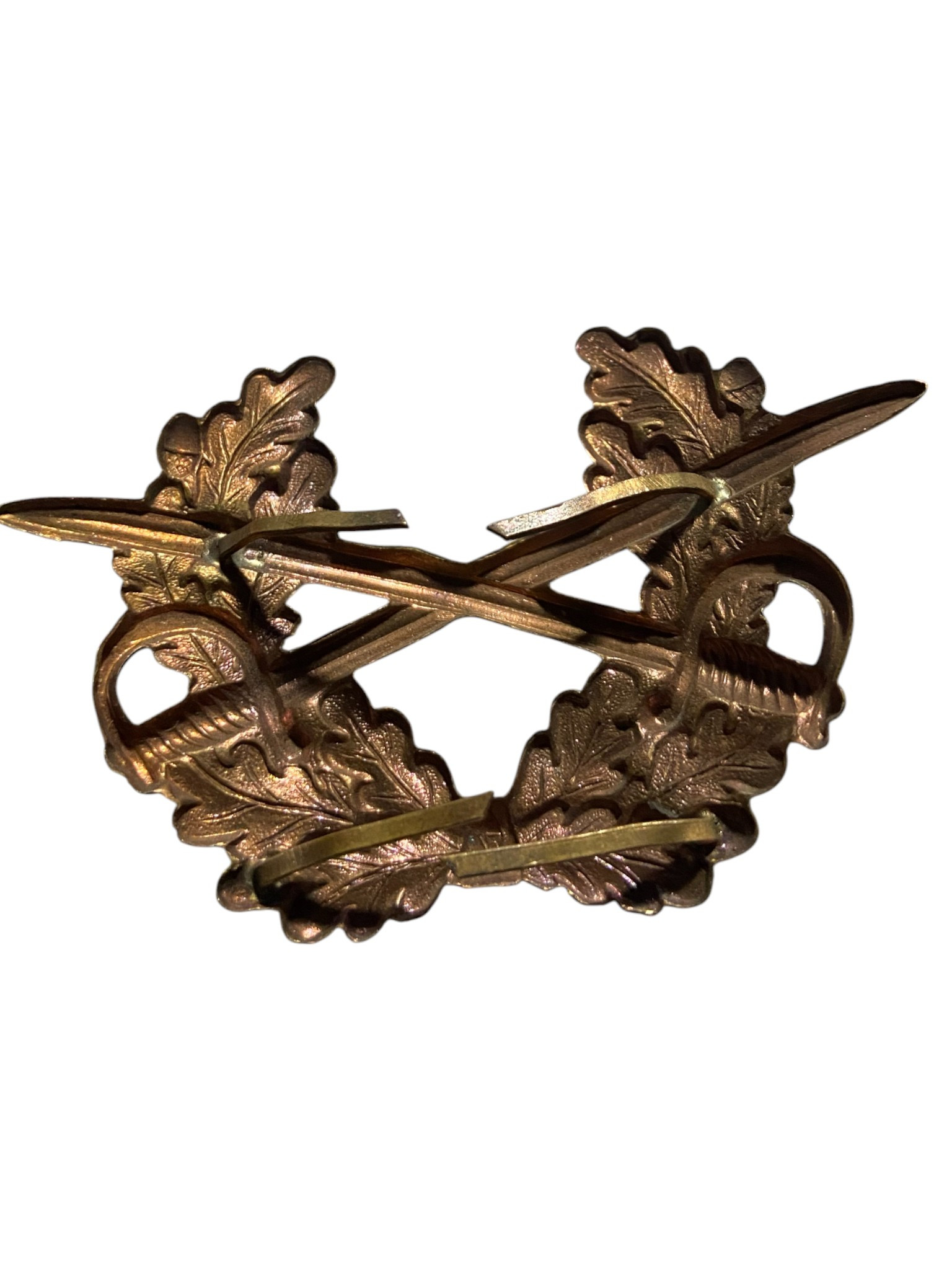 West German Bundeswehr Old Pattern Cross Sword Cap Badge