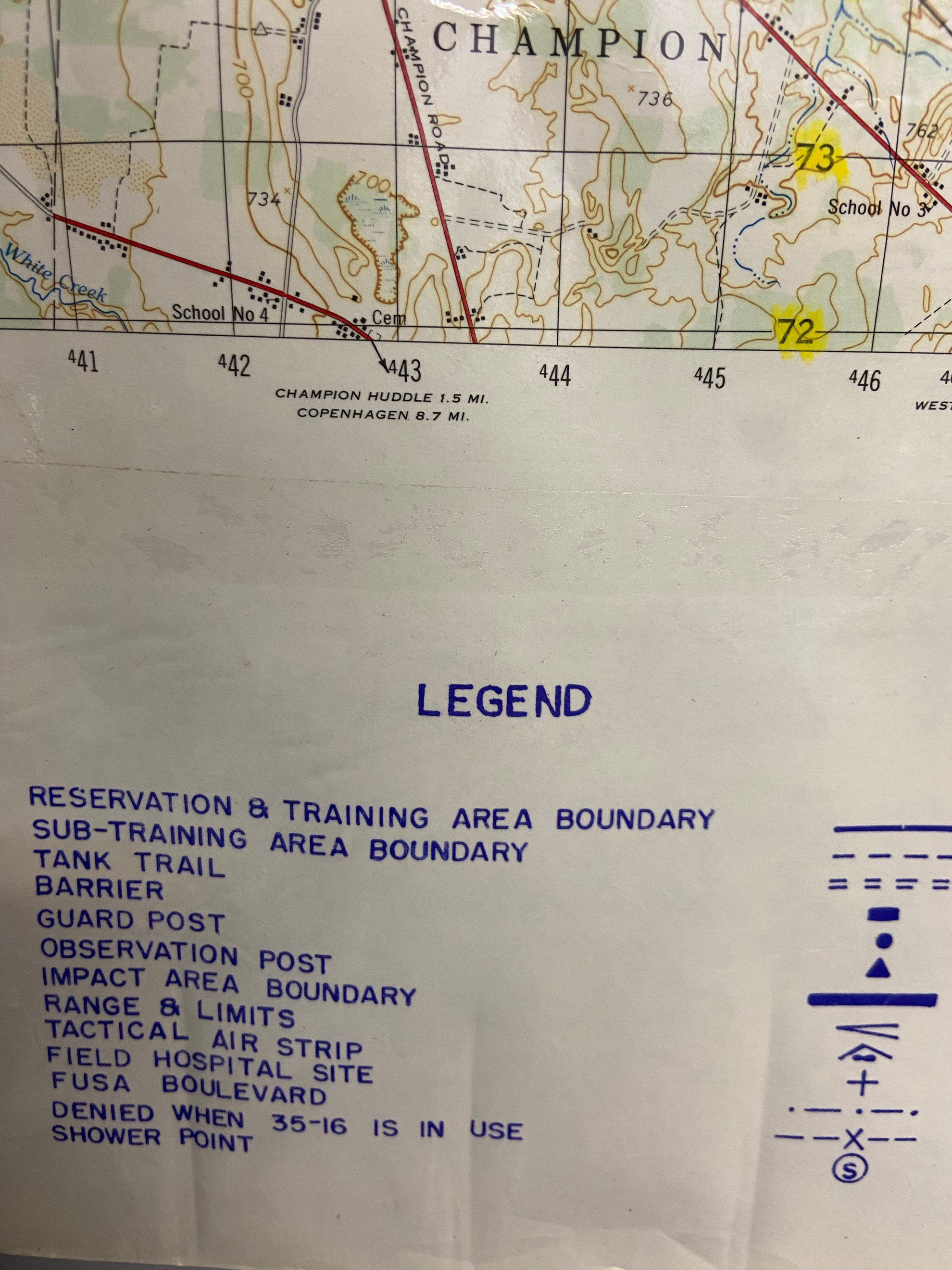U.S. Armed Forces Fort Drum Military Reservation/Training Area Map
