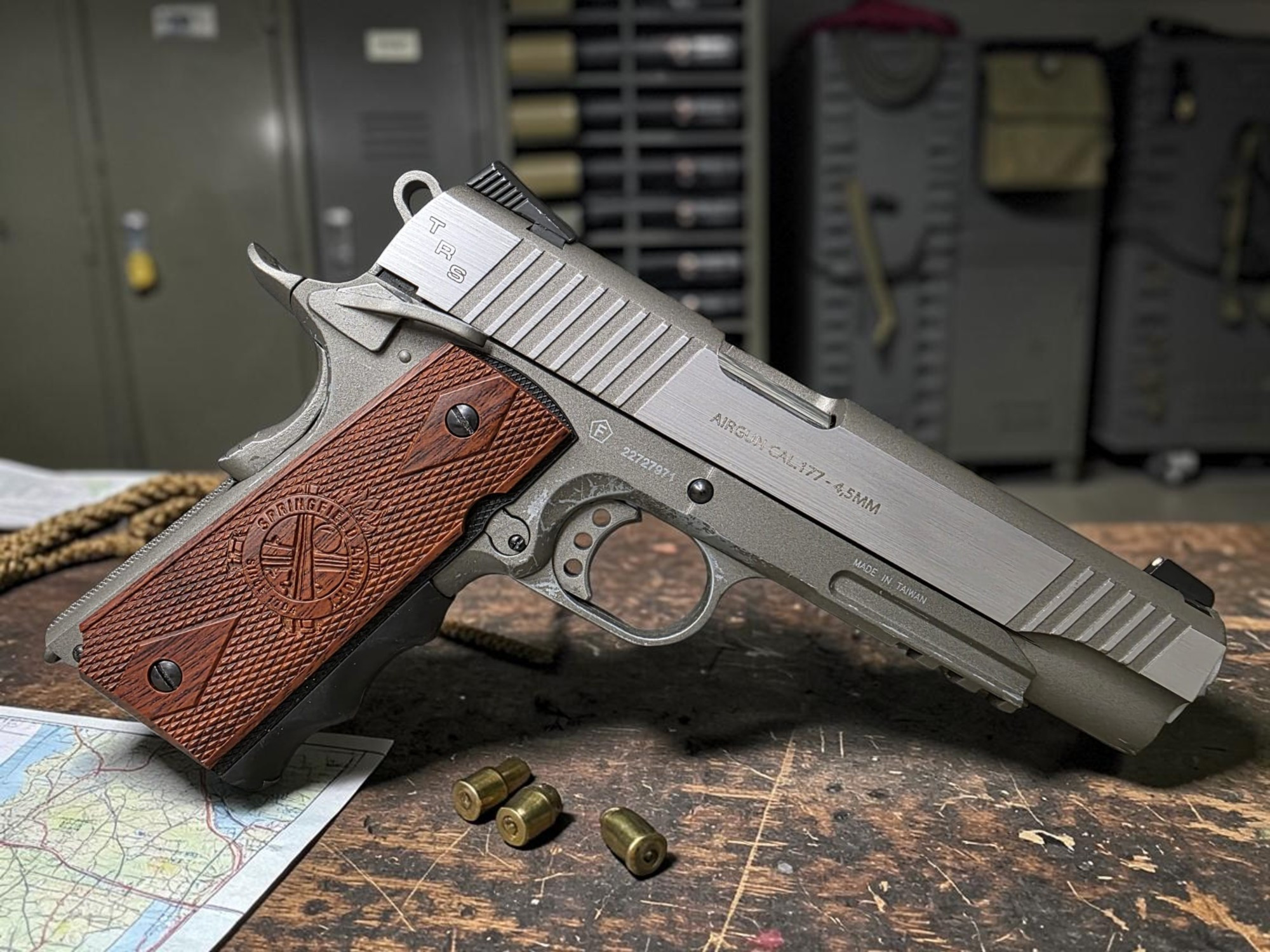 Swiss Arms SA 1911 MRP CO2 Blowback 4.5mm Air Pistol Custom - USEDⓈ