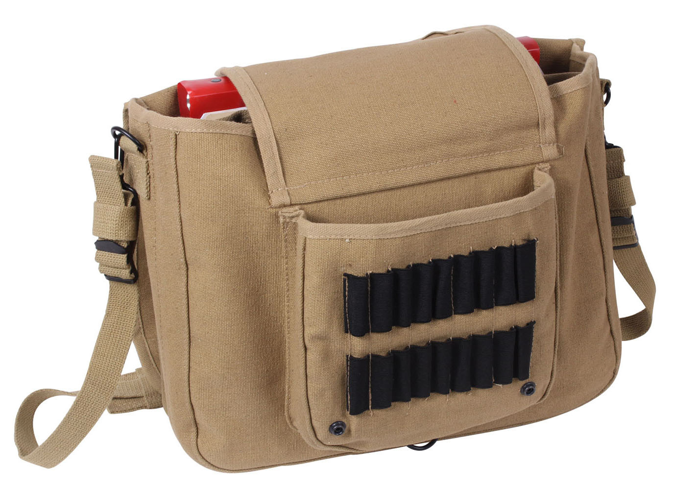 Rothco Canvas Israeli Paratrooper Bag - Khaki - Hero Outdoors
