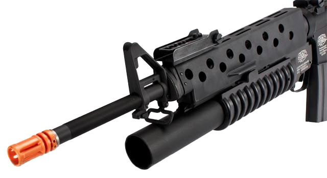 G&P Airsoft M16 "Scar Face" Conversion Kit w/ M203 Gas Grenade launcher ...